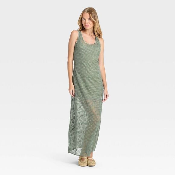 Universal Thread | Dresses | Universal Thread Womens Lace Maxi Aline ...